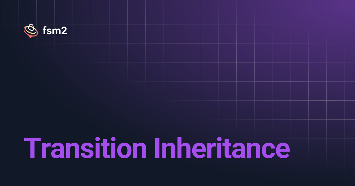 Transition Inheritance | fsm2